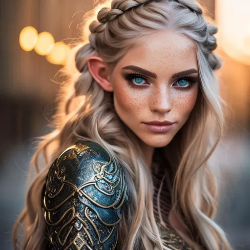 Realistic, High Resolution, High Elf, Cleric, Blonde... | OpenArt