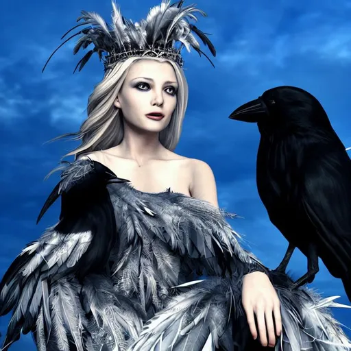 A beautiful silver-blonde princess with a heart-shap... | OpenArt