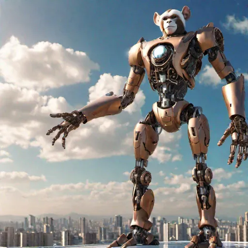 Beautiful transgender Robot ballerinas with heavy we... | OpenArt