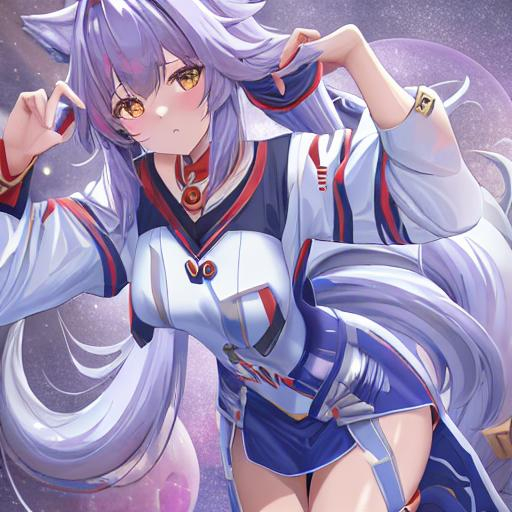 Space Wolf girls Amina | OpenArt