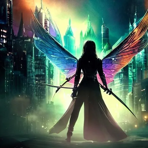 Dystopian city full of beautiful half demon half god... | OpenArt