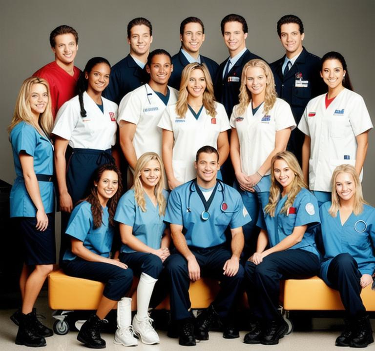2000s tv show, cast photo, hospital series, pretty n... | OpenArt
