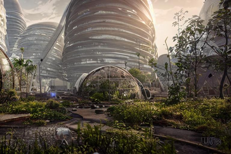 Ultrarealistic 8k photo of abandoned futuristic city... | OpenArt