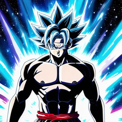 Ultra instinct goku in space | OpenArt