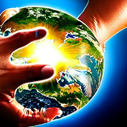 The world set on the pillar of the earth which are i...