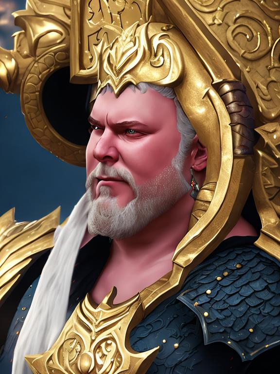 full body man, wizard, sorcerer, portly man, fantasy... | OpenArt