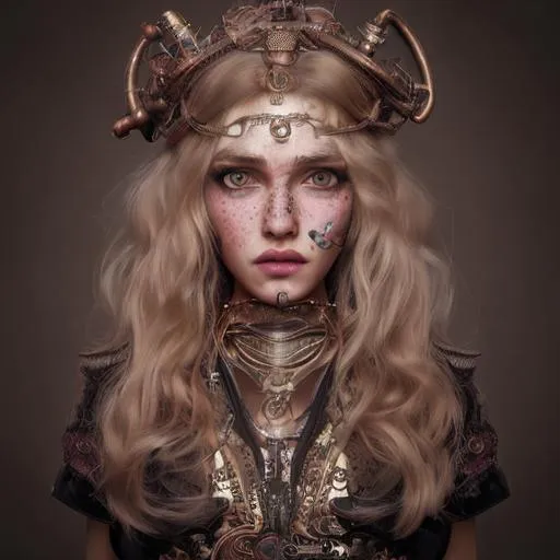hyper realistic steampunk lady, intricate and ornate... | OpenArt