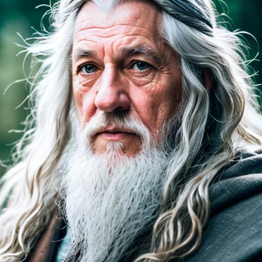 RAW photo, realistic photo of Gandalf, (high detaile...