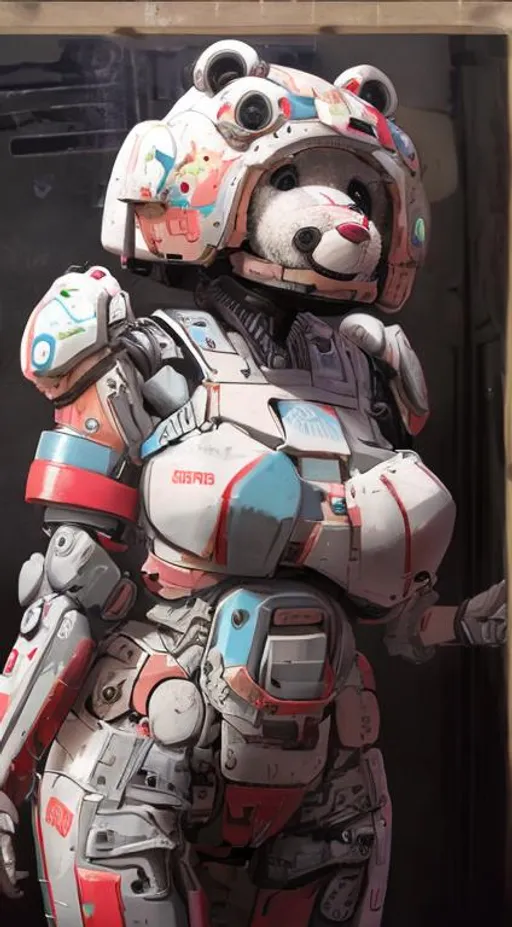 Nuclear apocalypse, assembly line making cyborg clon...