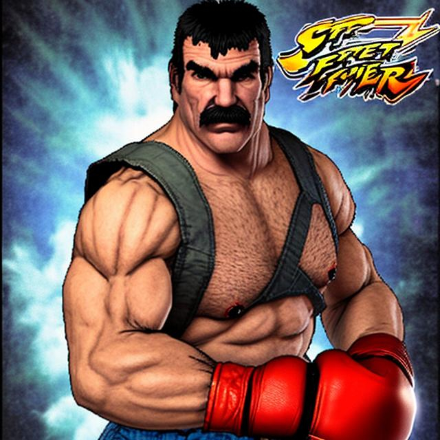 Don Frye as Street Fighter 2 character