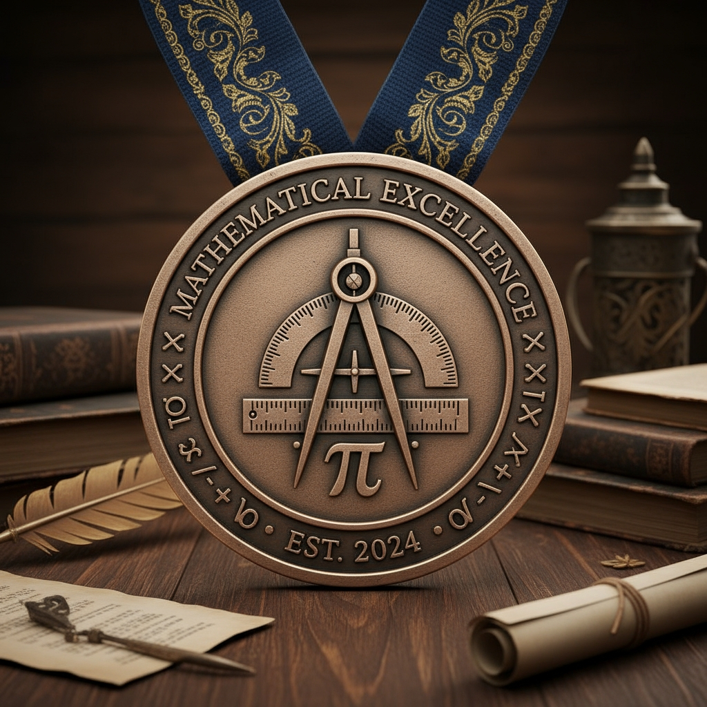 math, medal style