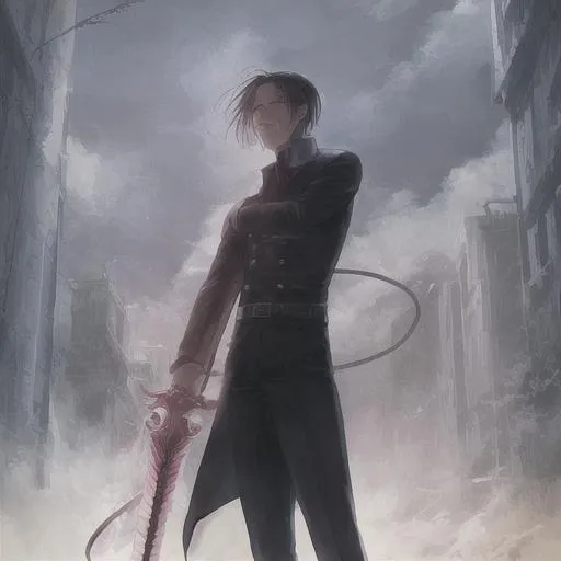 levi ackerman as a demon slayer