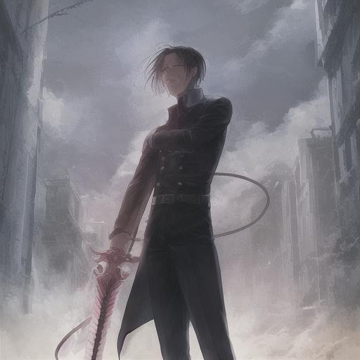 levi ackerman as a demon slayer