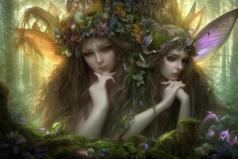goddess of the fairies forest hyper realistic extrem... | OpenArt