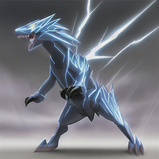 Low Poly Lightning Creature | OpenArt