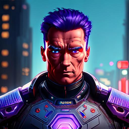 CREEPY Android man , Arnold Schwarzenegger, Pixar St... | OpenArt