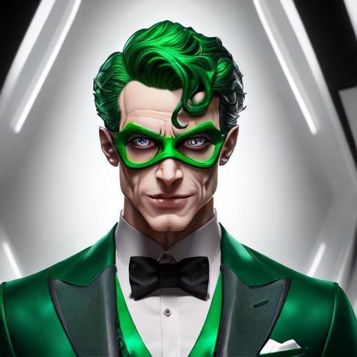 (((The Riddler))), Riddler, ((manly and muscular)),... | OpenArt