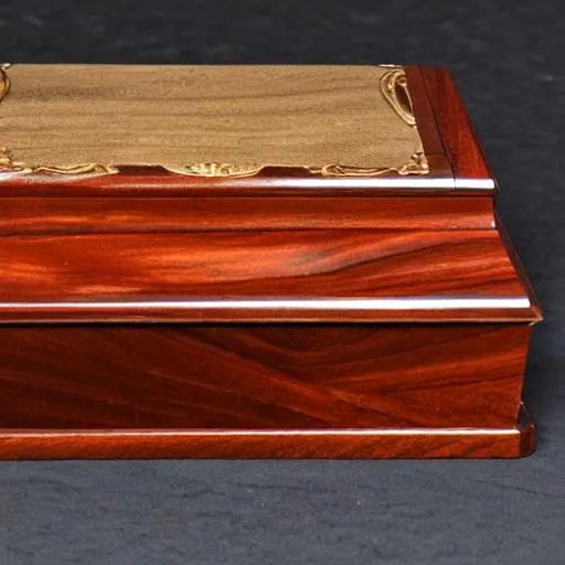 judge's box, made of mahogany, wood grain, gavel on... | OpenArt