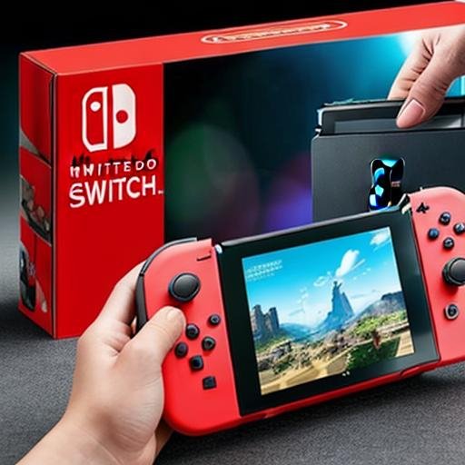 nintendo switch in 2077, 8k, realistic, hyper detailed | OpenArt