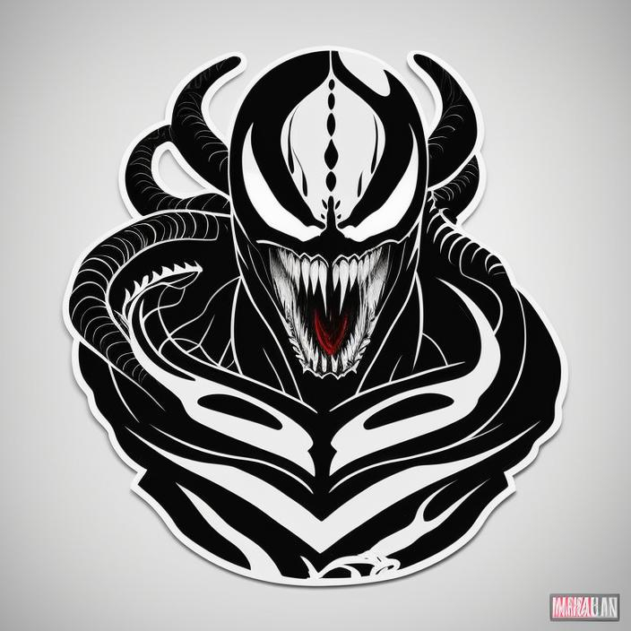 venom pencil sketch, superflat simple drawing, GFPGA... | OpenArt