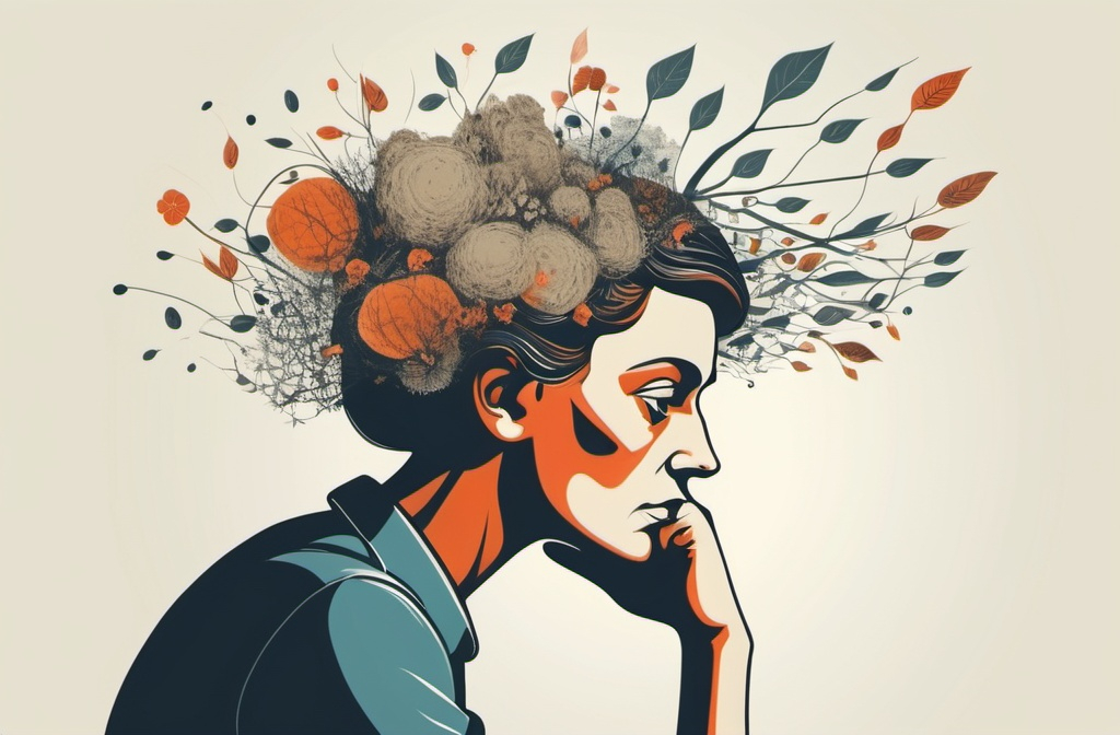 human nature. Female thinking wisely but acting absu...