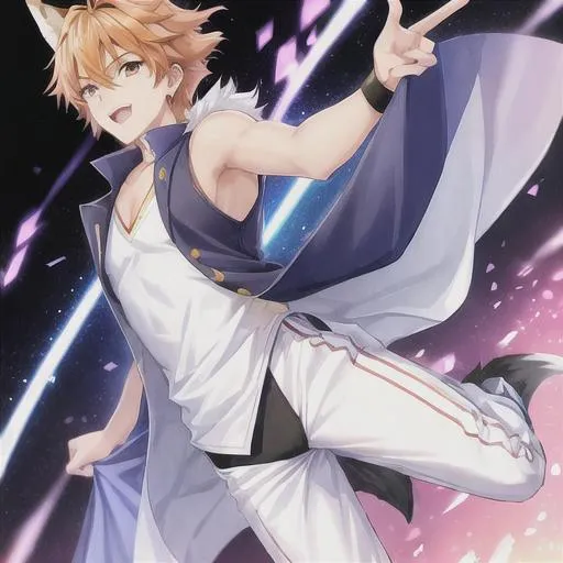 1male half fox half human clothes | OpenArt