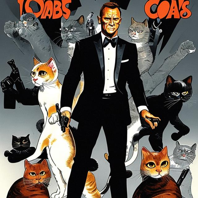 james bond cats