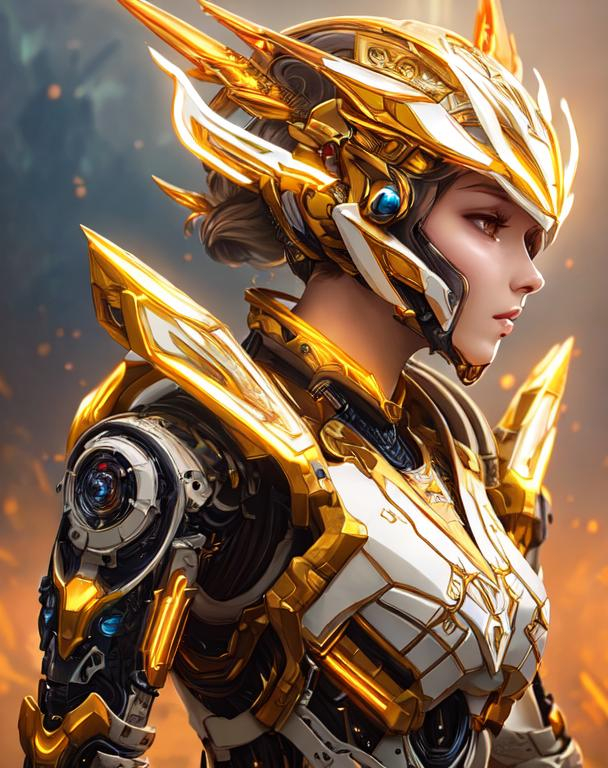 show face, an intricate girl exoskeleton, white mate... | OpenArt