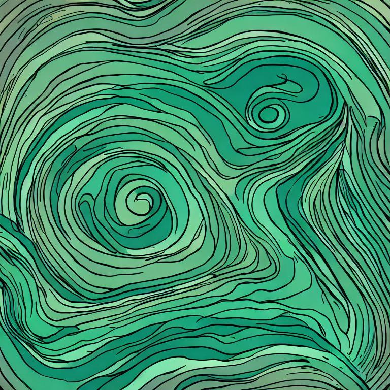 Simple shapes art colors sketch abstract green beige... | OpenArt