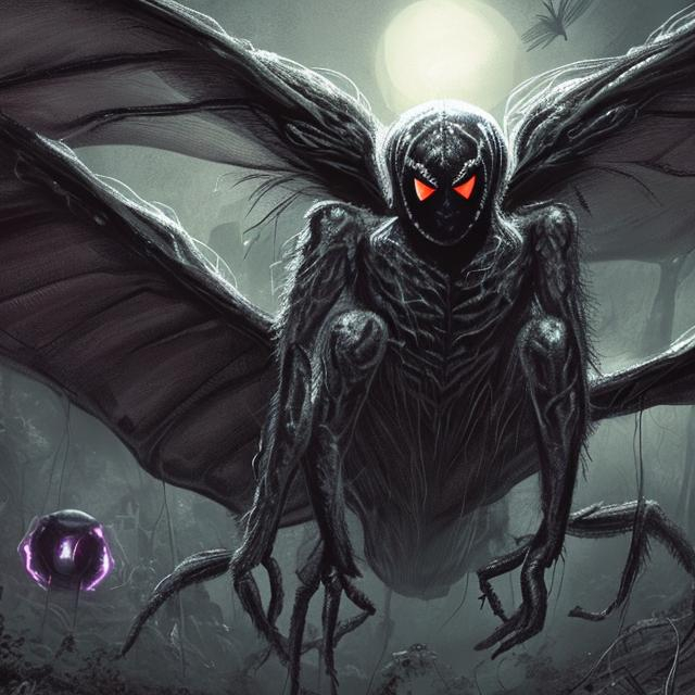 arachnid mothman | OpenArt