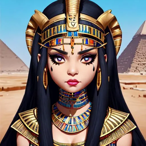 Draw a beautiful picture of the Egyptian Queen Cleop... | OpenArt