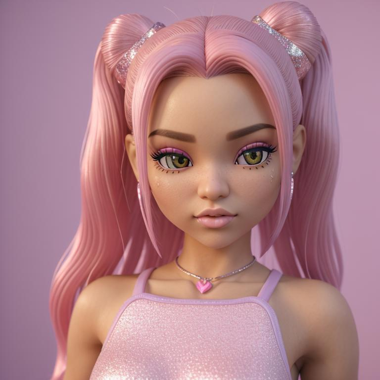 3D, precise, high quality, Bratz style 3D character,... | OpenArt