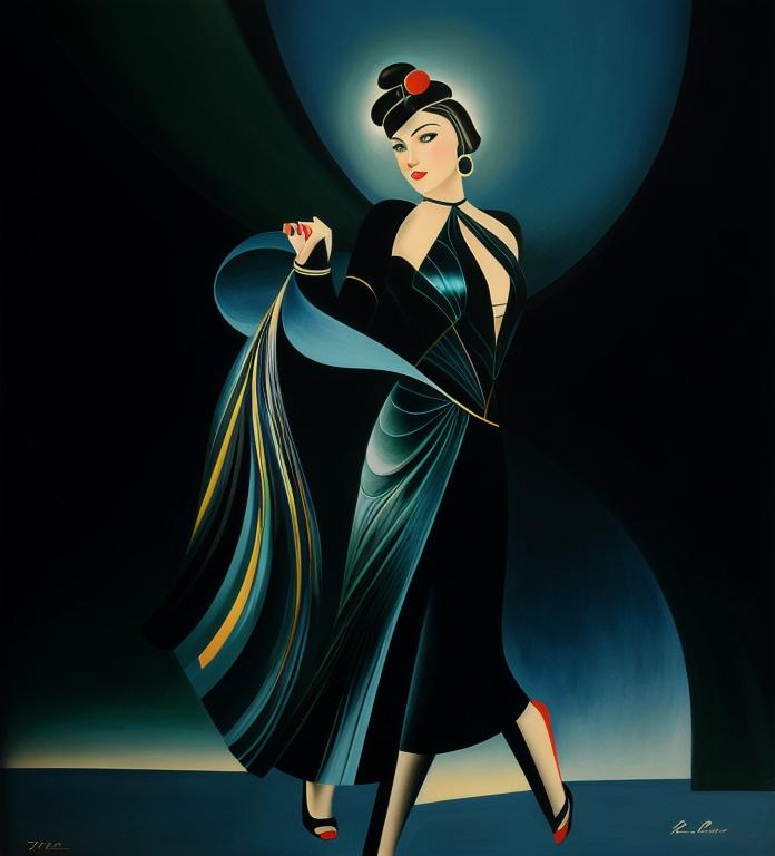 Art deco painting | OpenArt
