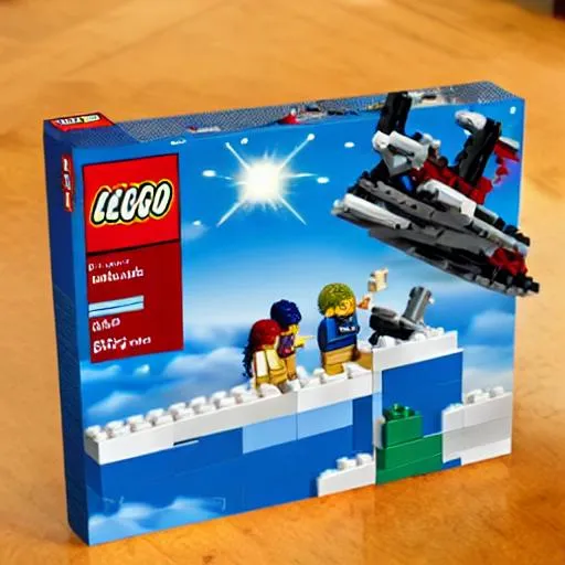 Moving Legos sky | OpenArt