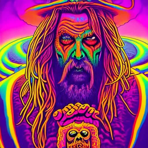 Hypnotic illustration of Willie Nelson, hypnotic psy... | OpenArt