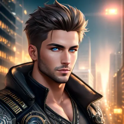 half body shot, a hyper realistic ultra detailed hal...