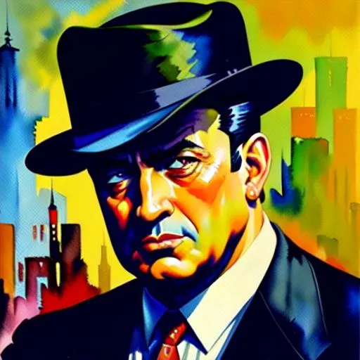 Danny Devito as a mafia boss, guns, magnum dong, col... | OpenArt