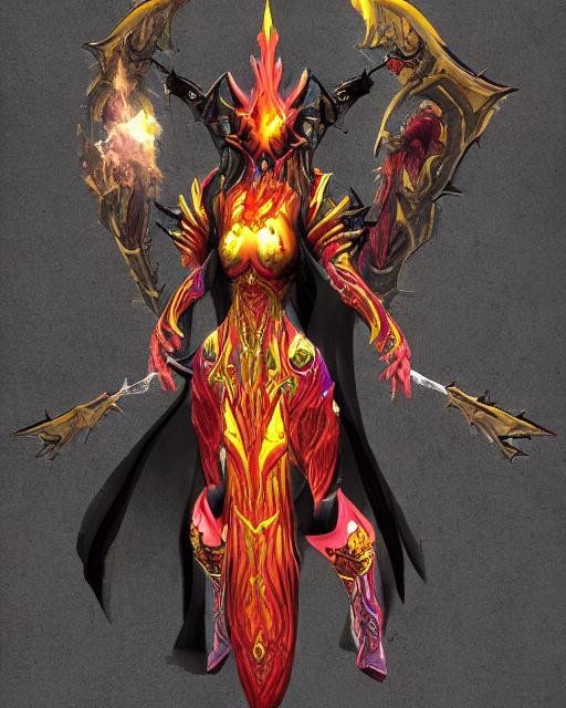 Hellfire warlock | OpenArt