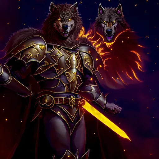 Nikolas Dorn a male dark brown furred Dungeons and D... | OpenArt