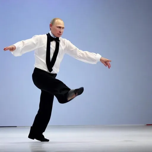 putin dancing
