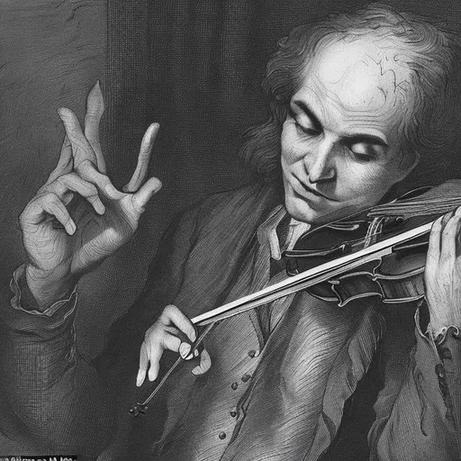 after dreaming of the Devil playing the violin. Tart...