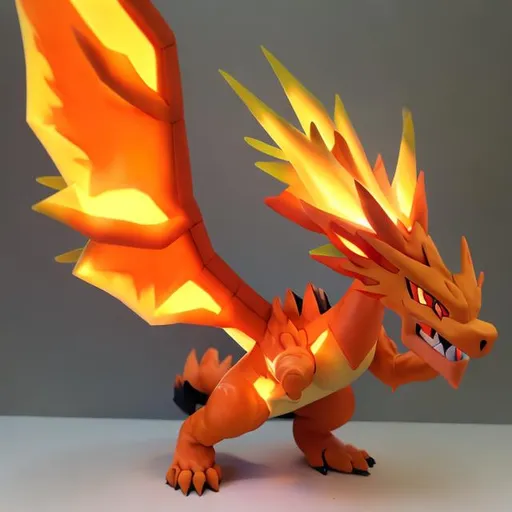 Custom Pokémon fire dragon