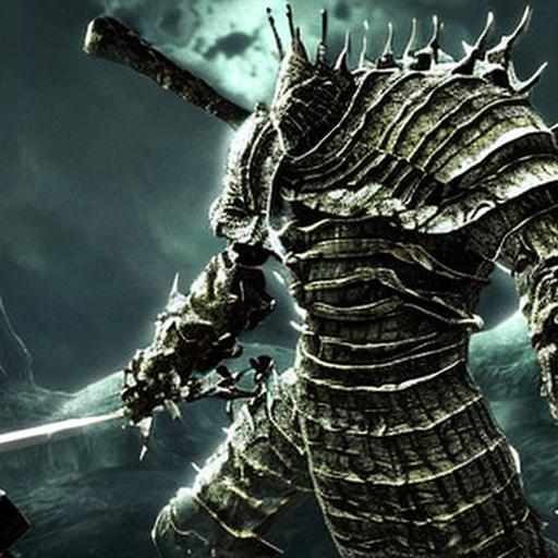 dark souls video game boss | OpenArt