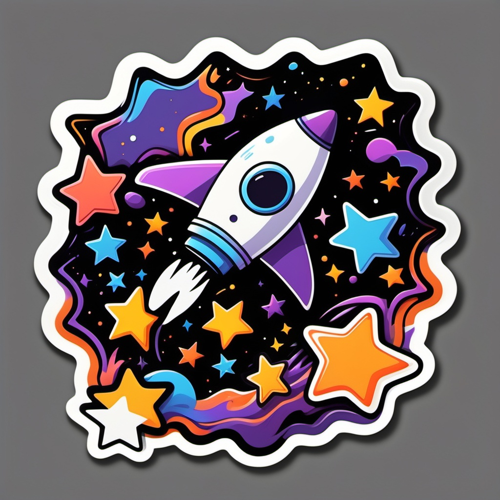 Graffiti illustration. Splatter. white stars red sta...