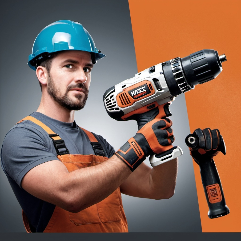agency recruitment poster, for power tool company