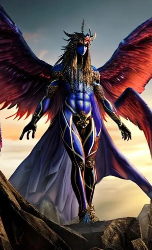 Nephilim angles demons entity's gods human mankind i... | OpenArt