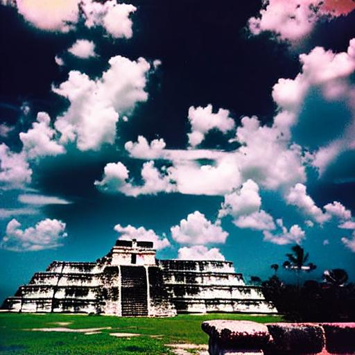 A blend of Mayan ruins and Chinese colonial architec... | OpenArt
