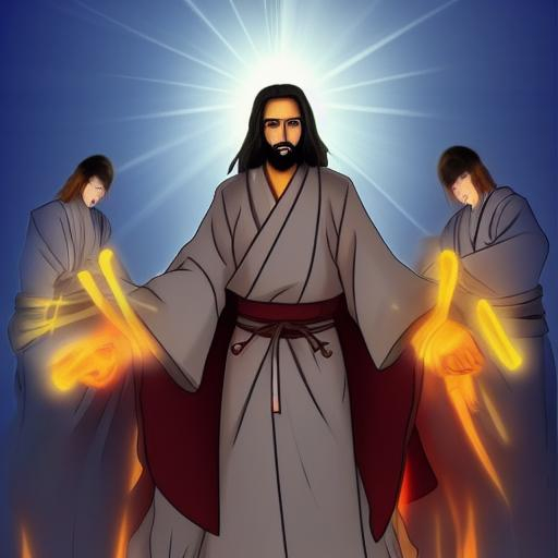 Anime Samurai Jesus Christ as depicted in the book o... | OpenArt Anime Samurai Jesus Christ as depicted in the book o... | OpenArt