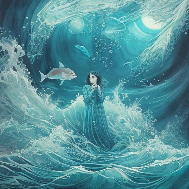 The Mysteries of the Ocean vision" using traditional...