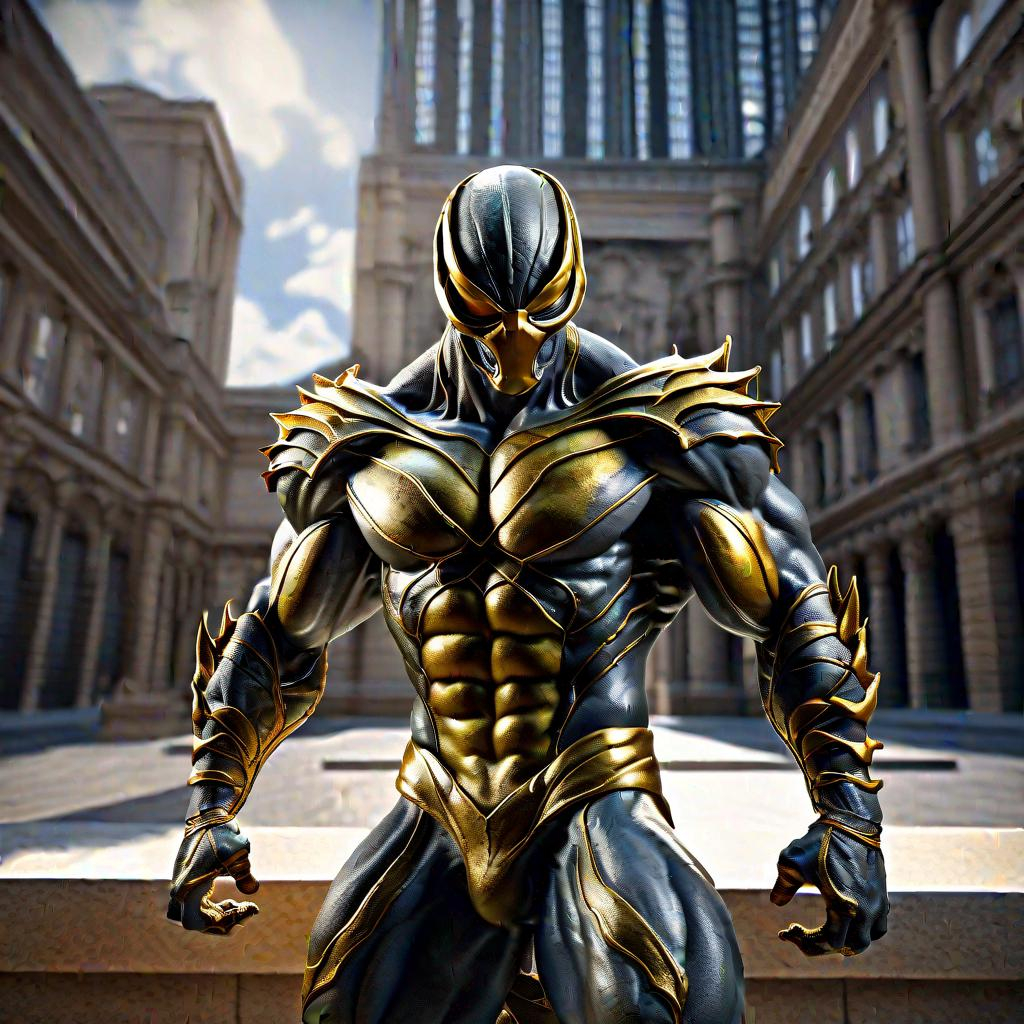 Overalll Styling: Hyper realistic Male Superhero, Sc...